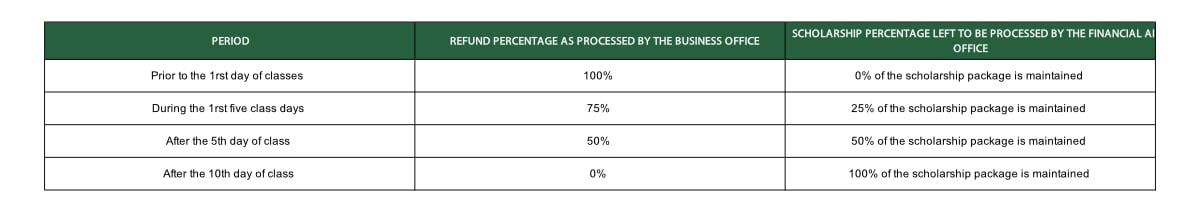 Undergraduates Scholarships